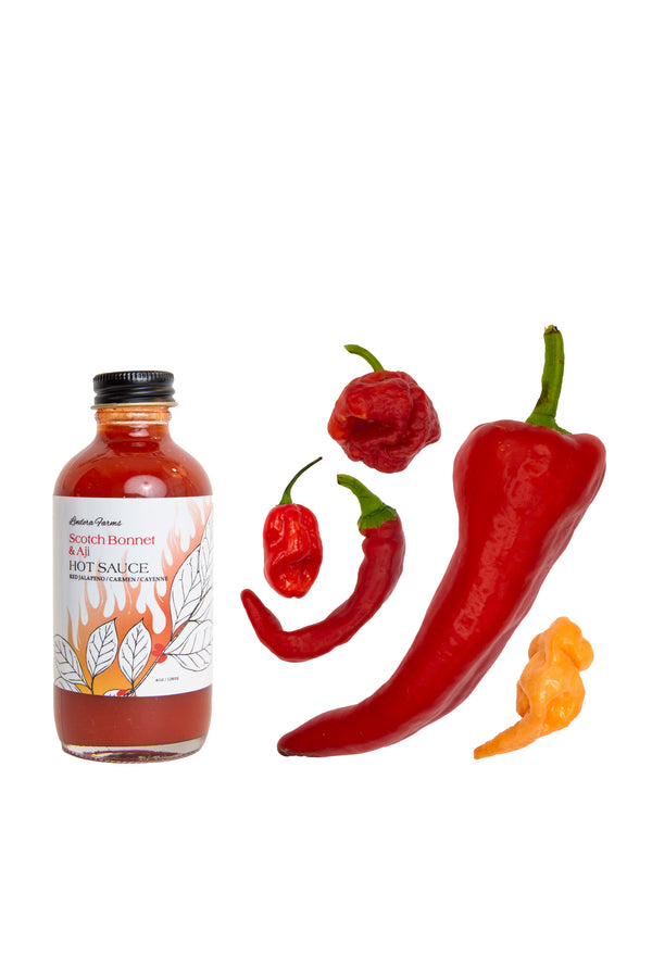 Scotch Bonnet and Aji Dulce Hot Sauce - Lindera Farms