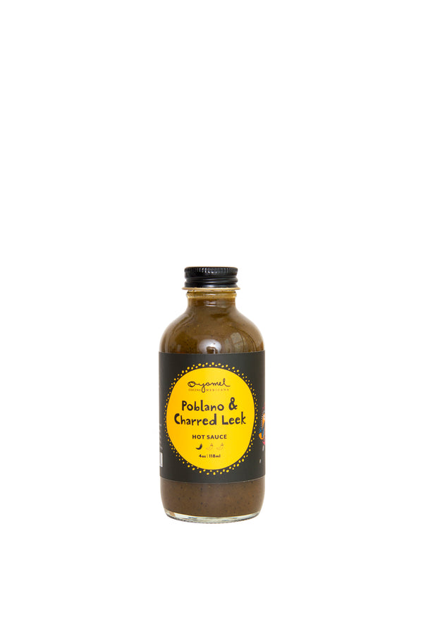 Poblano and Charred Leek Hot Sauce | Oyamel by José Andrés - Lindera Farms