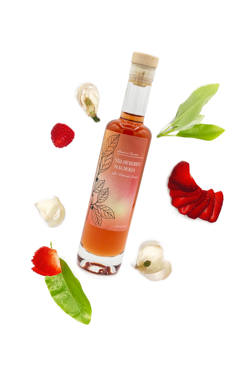 Strawberry & Magnolia Syrup - Lindera Farms